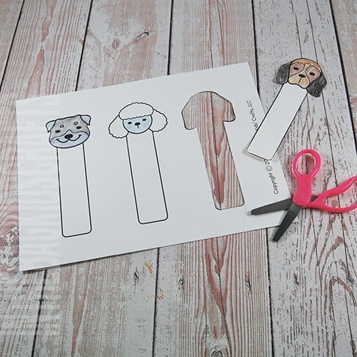 Adorable DIY Pet Bookmarks for Kids (FREE Printable pdf) • In the Bag ...