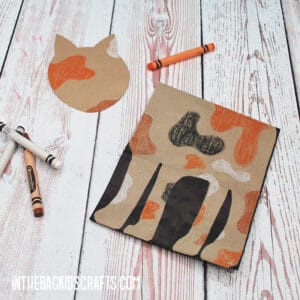 Paper Cat Craft (with Free Template) • In the Bag Kids' Crafts