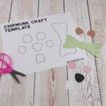 Chipmunk Craft {with Newspaper Details} • In the Bag Kids' Crafts