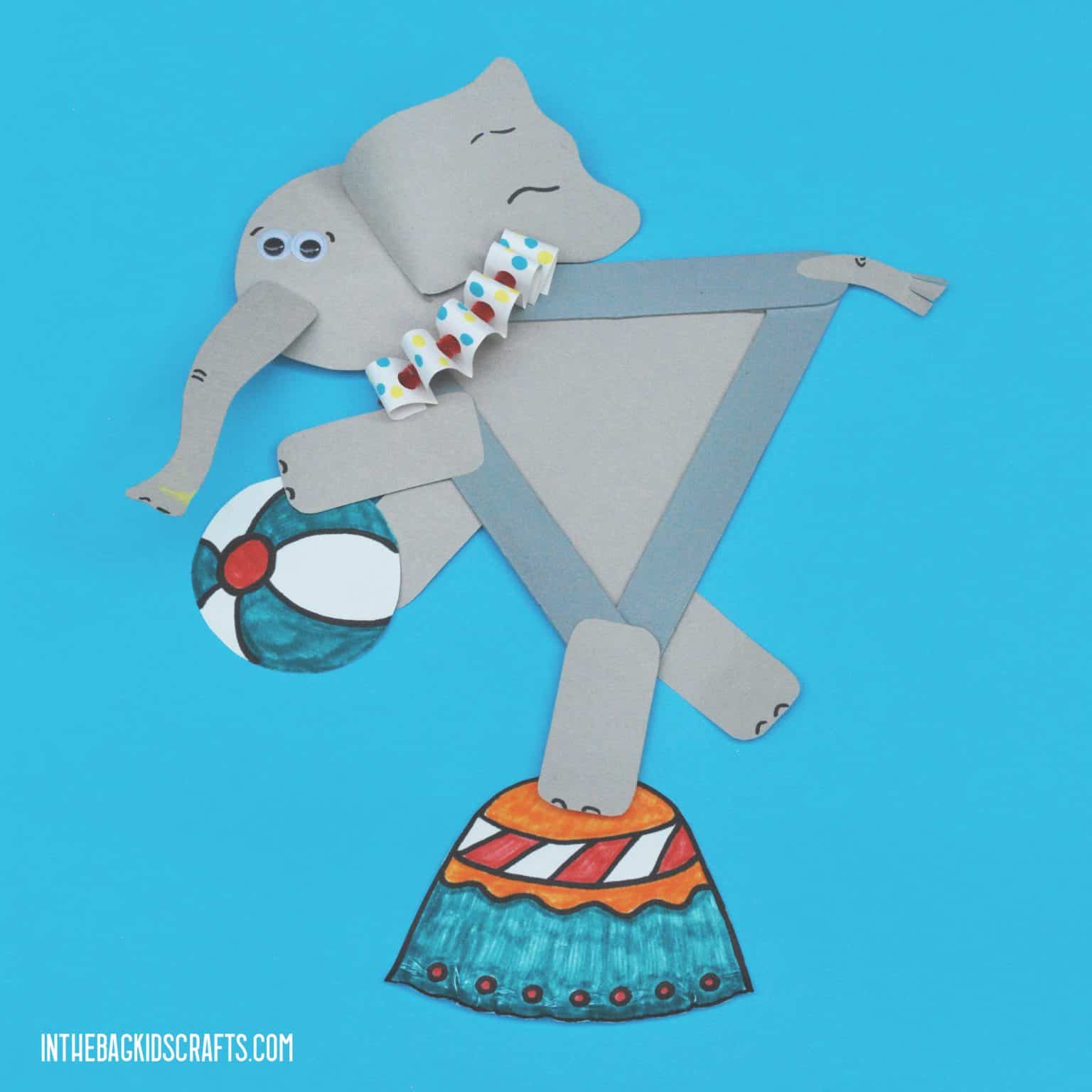 Easy Circus Crafts for Kids • In the Bag Kids' Crafts