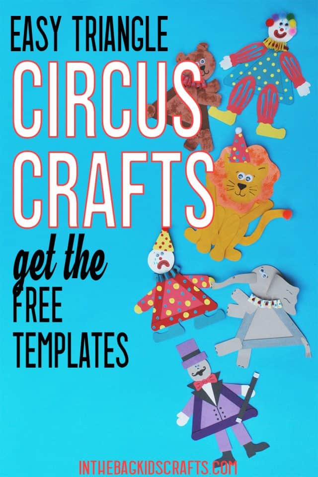 DIY Circus Themed Crafts for Kids (Free Printable) • In the Bag Kids ...