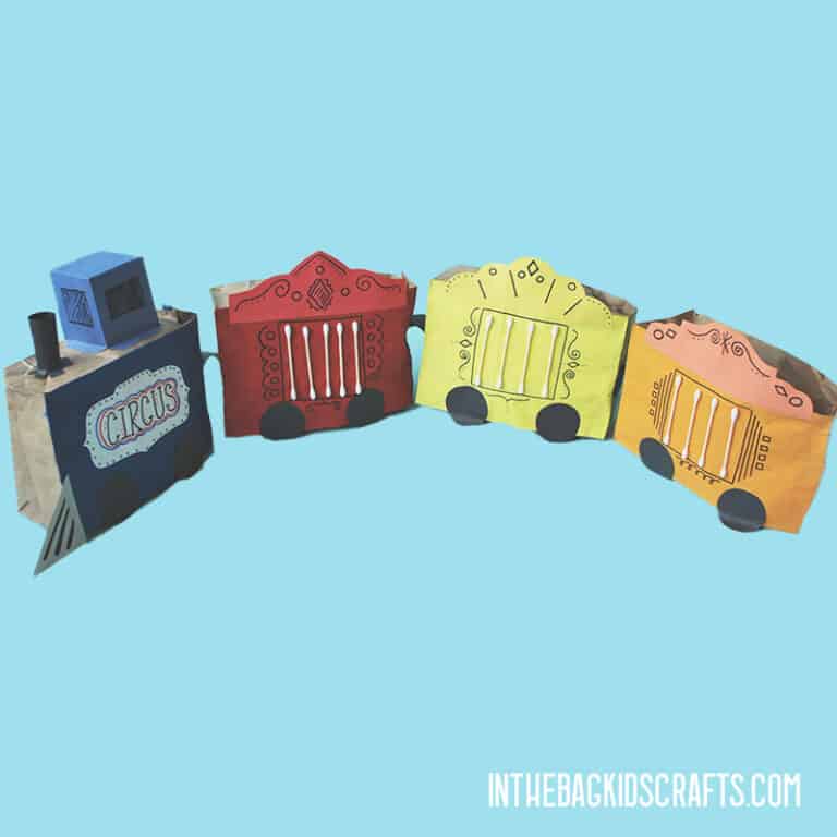 Circus Craft for Preschoolers (Printables) • In the Bag Kids' Crafts