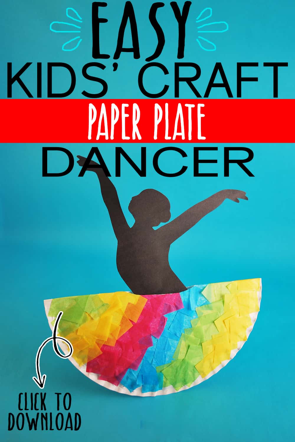Simple Dancer Crafts (with Colorful Dresses!) • In the Bag Kids' Crafts