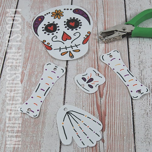 Day of the Dead Craft Skeleton (with FREE Template) • In the Bag Kids ...