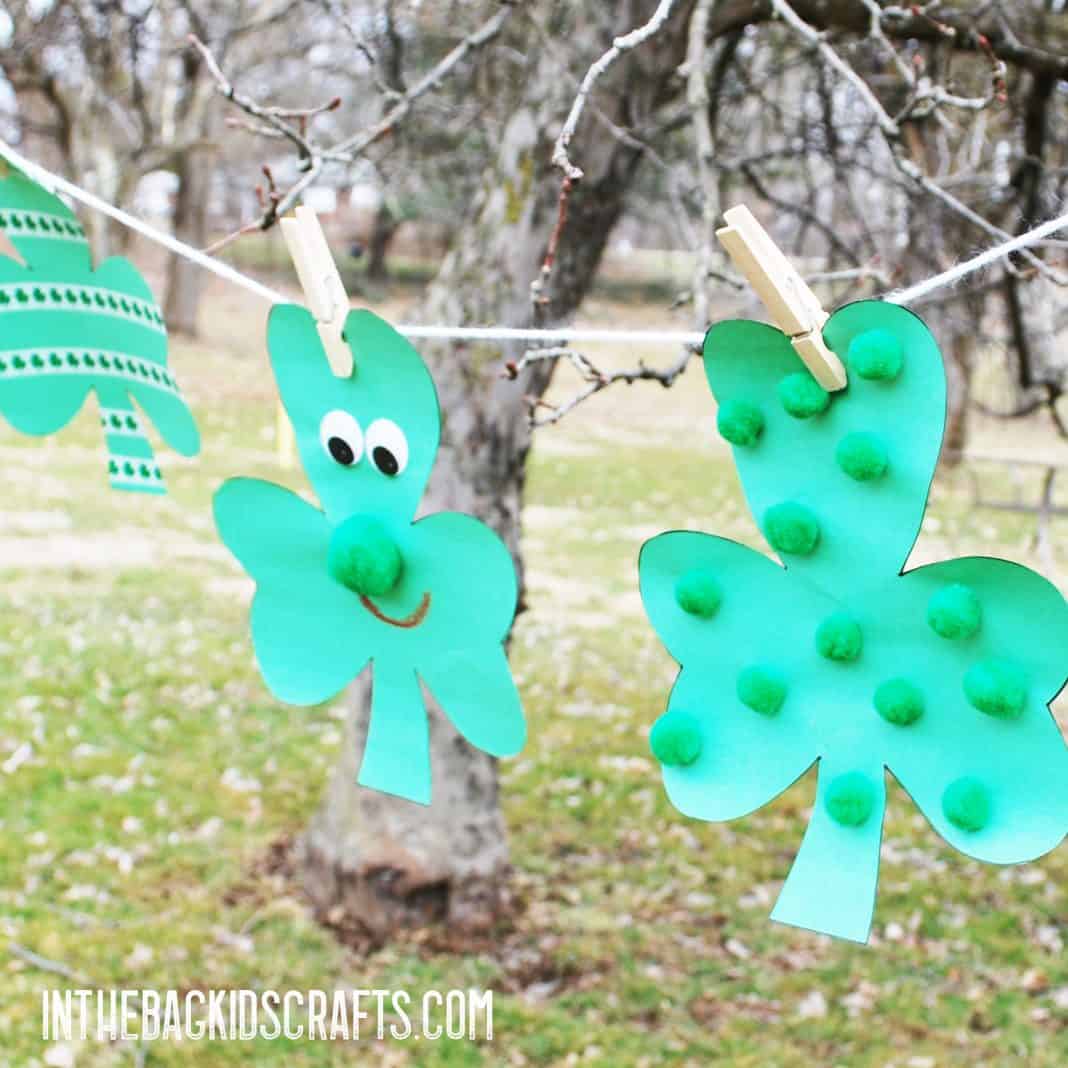 Clover Crafts for St. Patrick's Day • In the Bag Kids' Crafts