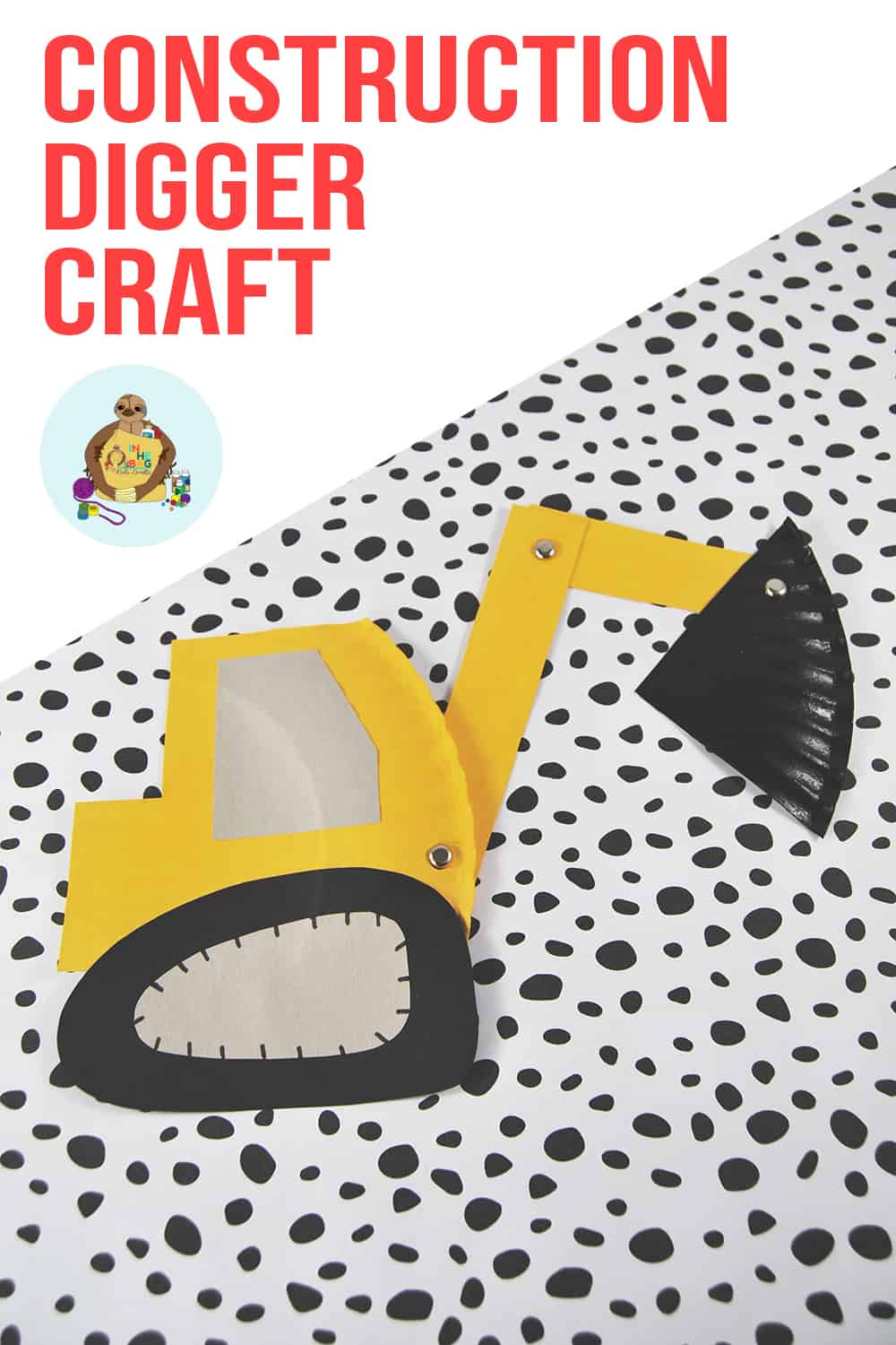 Digger Craft for Kids • In the Bag Kids' Crafts