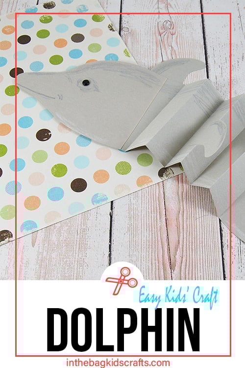 Easy Dolphin Craft (FREE Printable) • In the Bag Kids' Crafts
