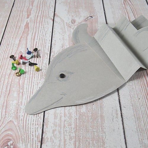 Easy Dolphin Craft (FREE Printable) • In the Bag Kids' Crafts