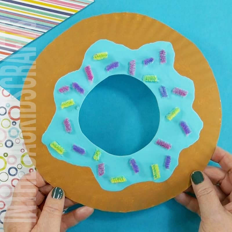 Paper Plate Donut Craft