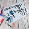 Flying Dragonfly Craft (FREE Printable) • In the Bag Kids' Crafts