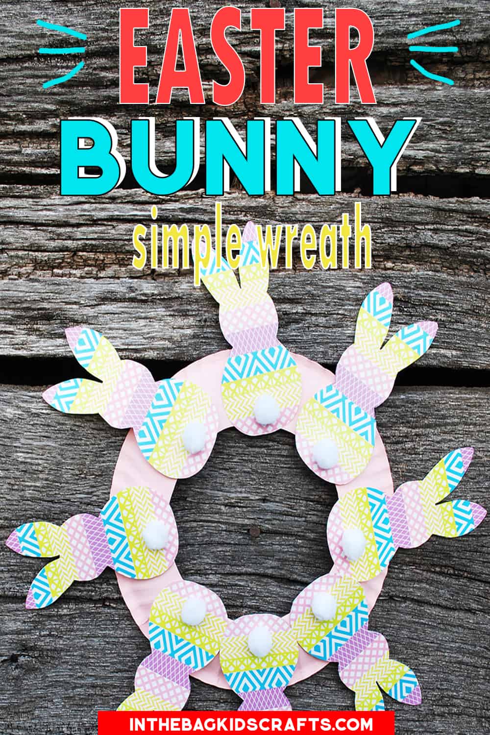 Paper Easter Wreath • In the Bag Kids' Crafts