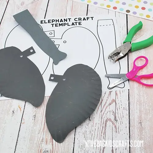 Paper Plate Elephant Craft {With Ears that Move!} • In the Bag Kids' Crafts