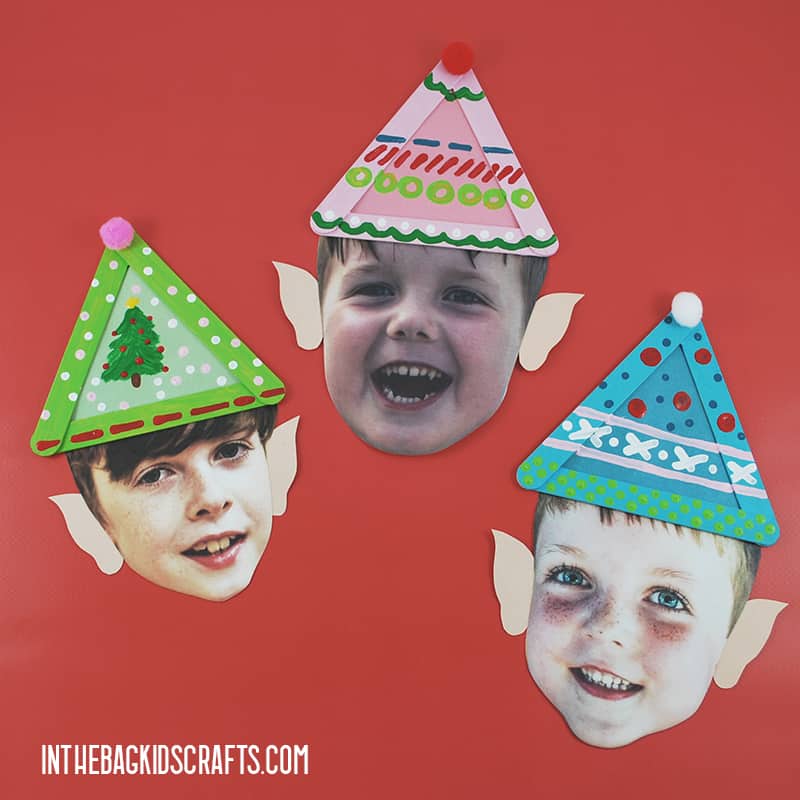 Preschool Elf Craft {Personalized} • In the Bag Kids' Crafts