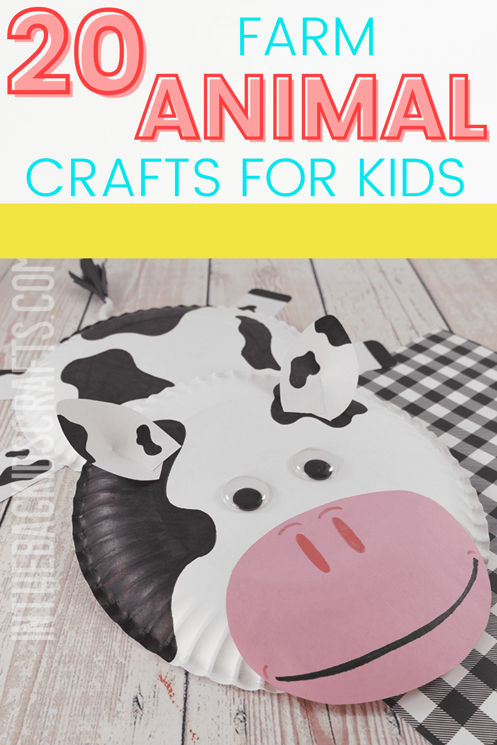 20 Farm Animal Crafts for Kids • In the Bag Kids' Crafts