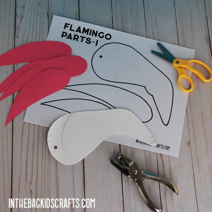 Flamingo Paper Plate Craft • In the Bag Kids' Crafts
