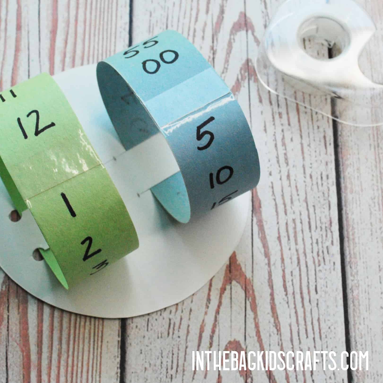 Easy Telling Time Craft for Kids • In the Bag Kids' Crafts