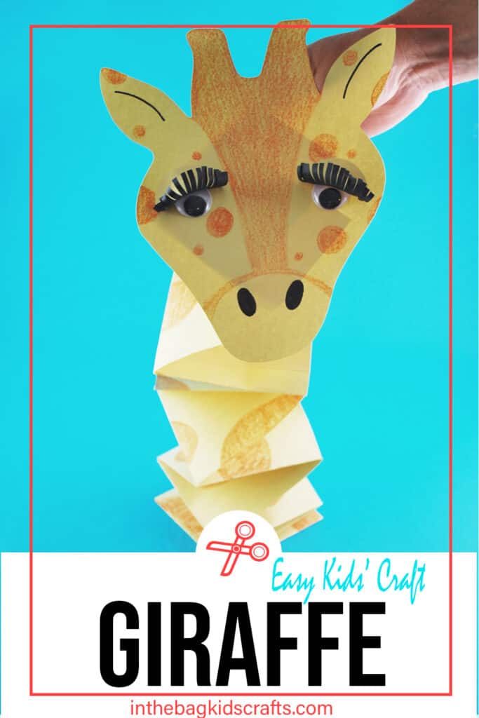 Giraffe Craft (with FREE Printable Template) • In the Bag Kids' Crafts