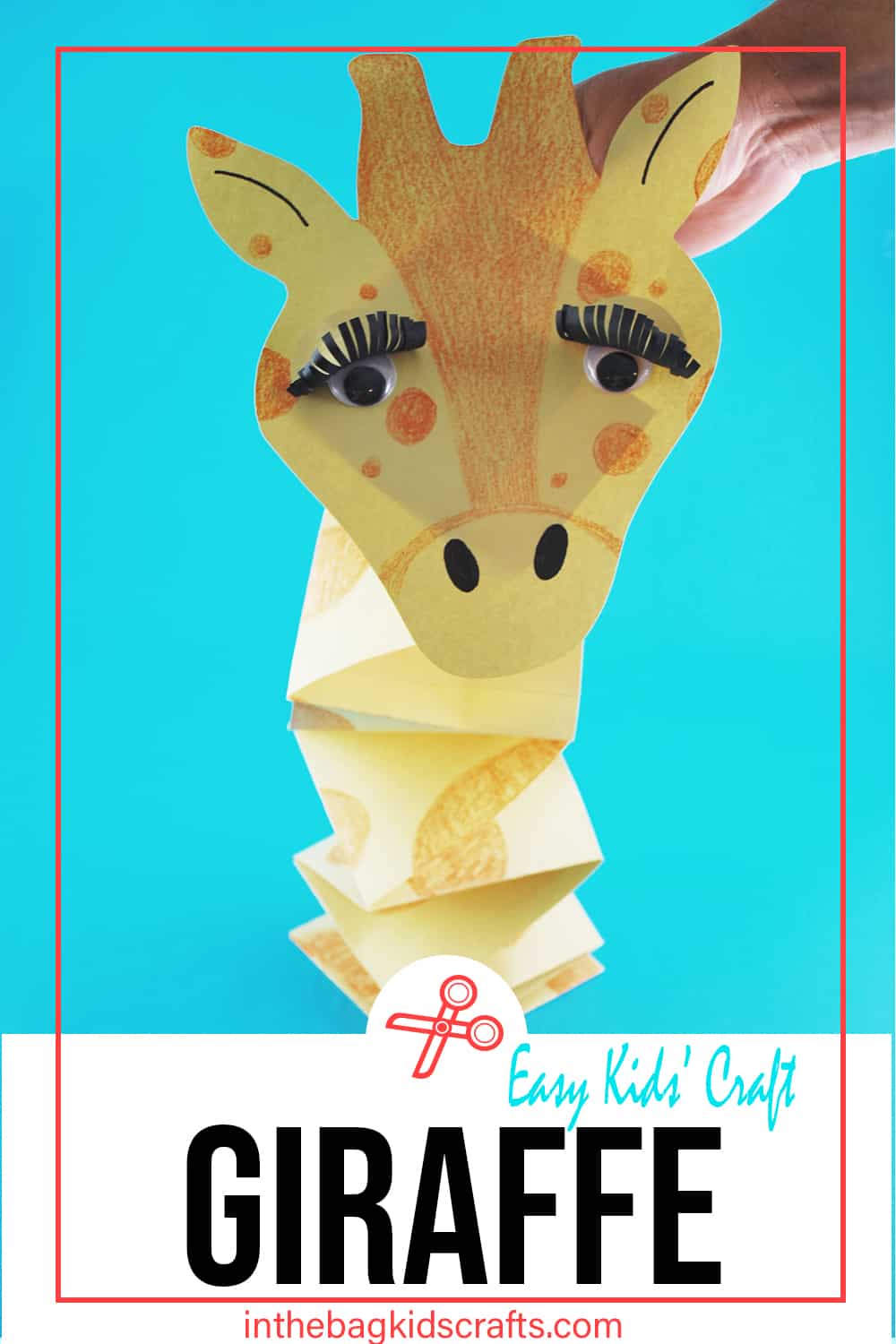 Giraffe Craft (with FREE Printable Template) • In the Bag Kids' Crafts