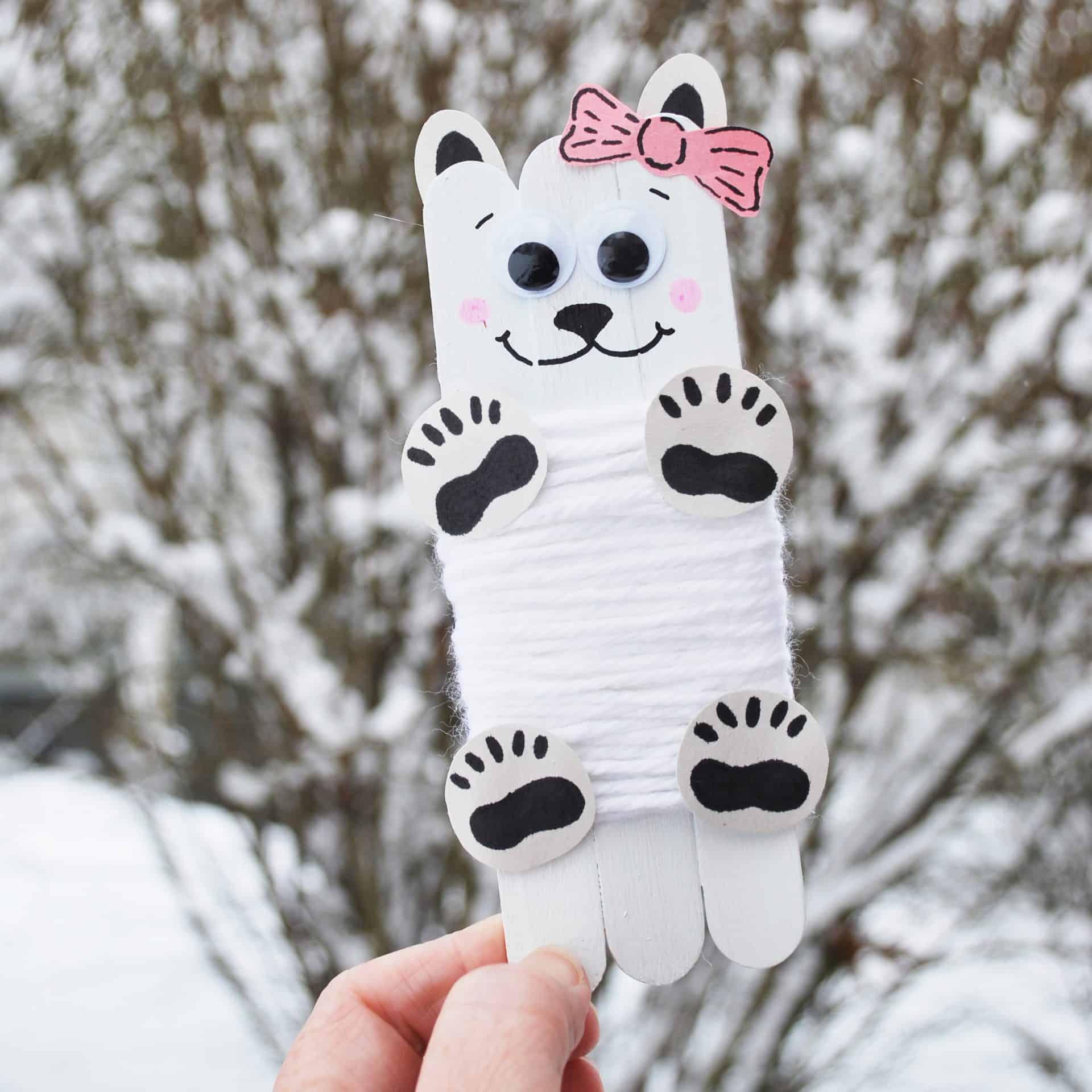 Polar Bear Craft • In the Bag Kids' Crafts