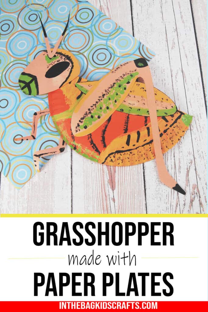 Grasshopper Craft (get the Template) • In the Bag Kids' Crafts