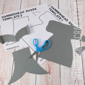 Hammerhead Shark Craft (with FREE Template) • In the Bag Kids' Crafts
