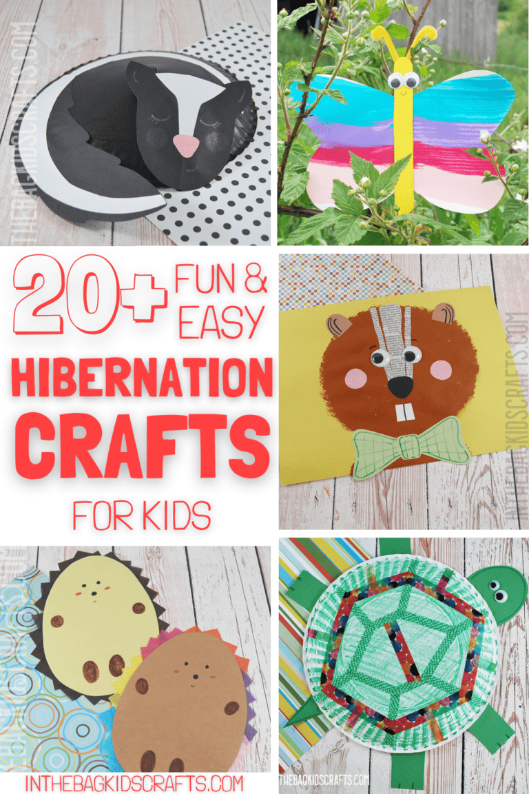 20+ Hibernation Activities for Preschoolers • In the Bag Kids' Crafts