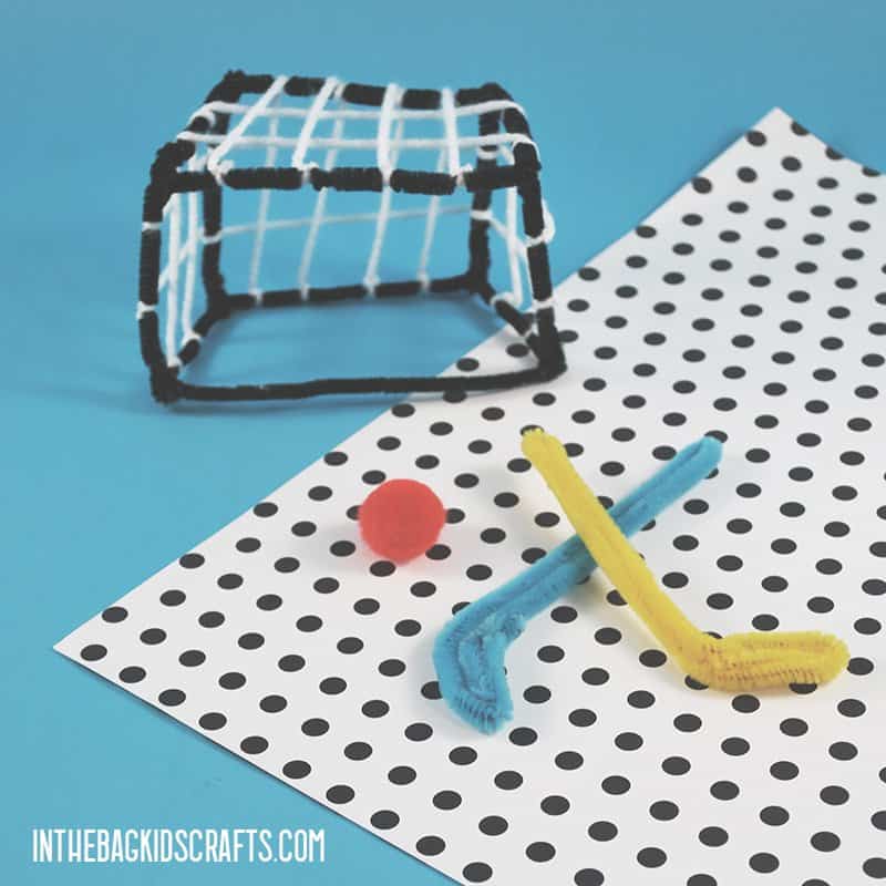 Hockey Craft for Kids • In the Bag Kids' Crafts