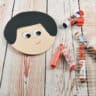 Hockey Craft Player Puppet (FREE Template) • In the Bag Kids' Crafts