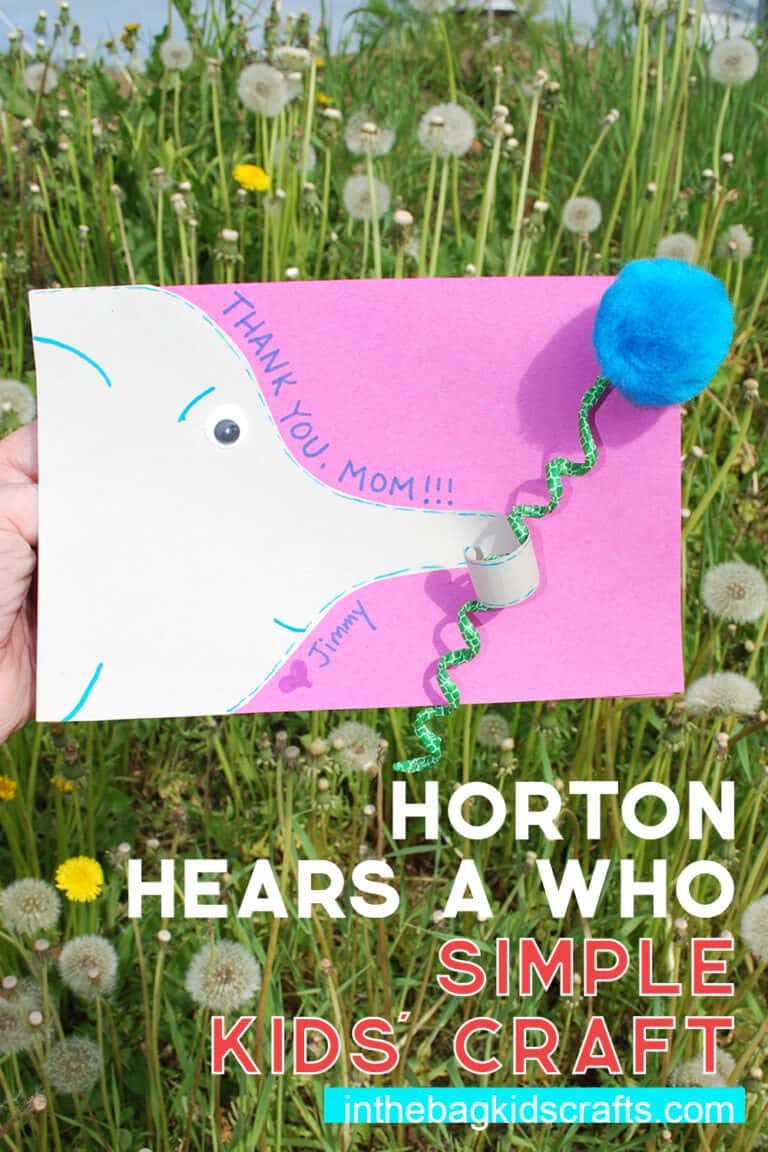 Horton Hears a Who Craft • In the Bag Kids' Crafts