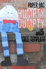 Humpty Dumpty Craft (with FREE Printable) • In the Bag Kids' Crafts