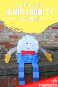 Humpty Dumpty Craft (with FREE Printable) • In the Bag Kids' Crafts