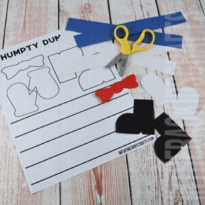 Humpty Dumpty Craft (with FREE Printable) • In the Bag Kids' Crafts