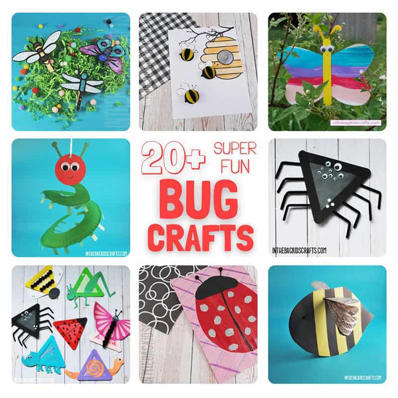 20+ Insect Crafts for Kids (Easy to Make) • In the Bag Kids' Crafts