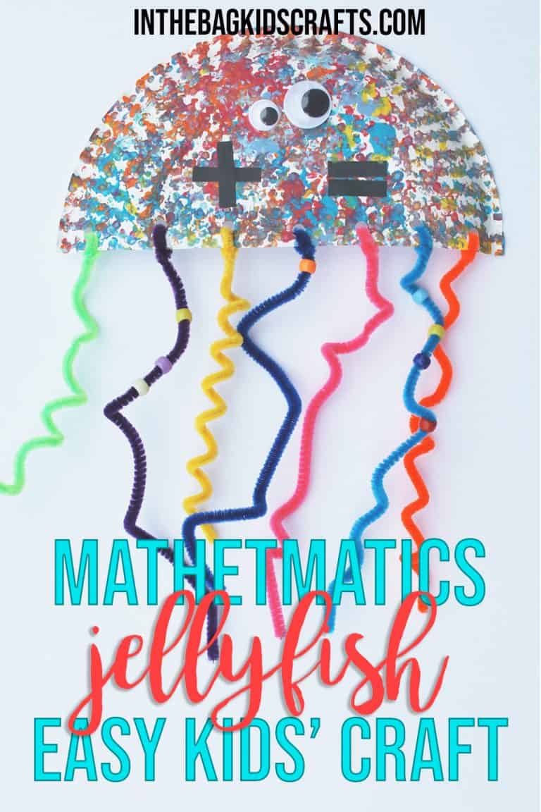 Paper Plate Jellyfish for Math • In the Bag Kids' Crafts