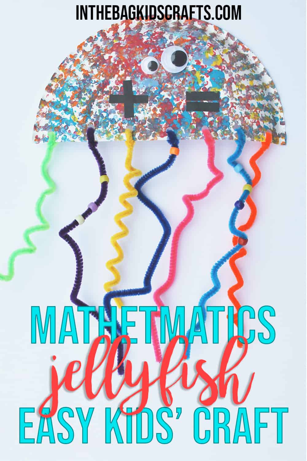 Paper Plate Jellyfish for Math • In the Bag Kids' Crafts