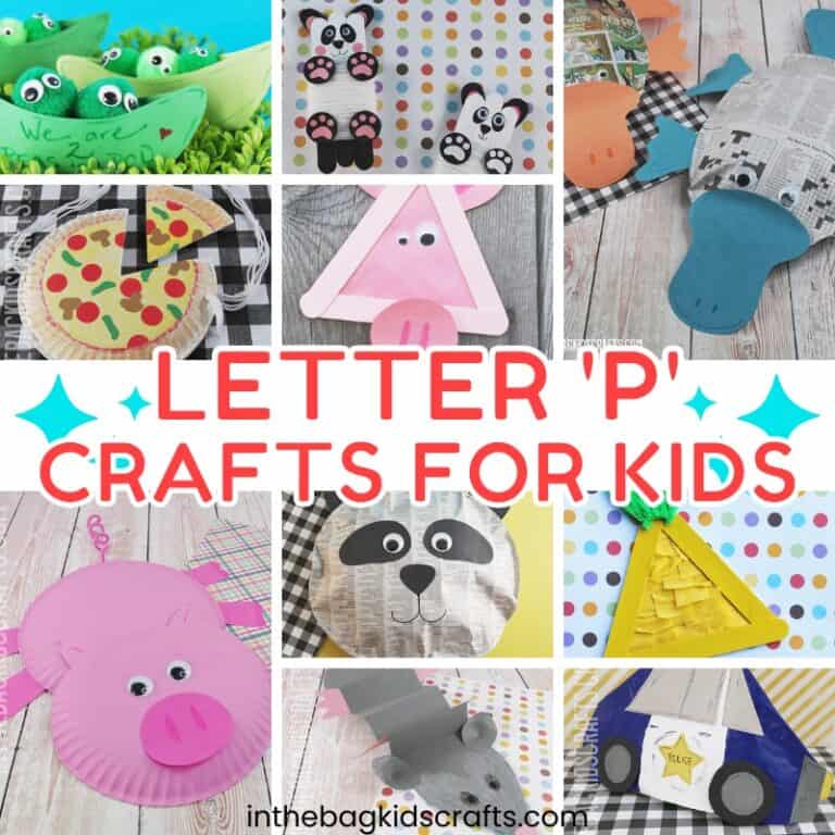 15 Letter P Crafts • In the Bag Kids' Crafts