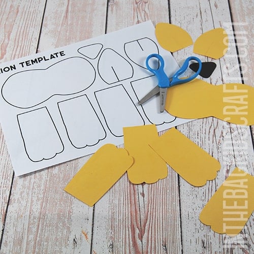 Paper Plate Lion Craft (with FREE Template) • In the Bag Kids' Crafts