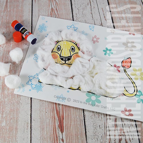 Easy March Craft (Lion to a Lamb) • In the Bag Kids' Crafts