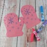 Paper Mitten Craft for Kids • In the Bag Kids' Crafts
