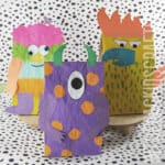 Monster Crafts (get the Mix-n-Match Printables) • In the Bag Kids' Crafts
