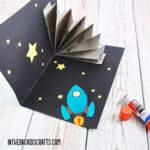 Moon Craft DIY Card {with FREE Printable} • In the Bag Kids' Crafts