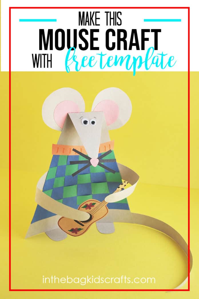 Paper Mouse Craft (with a Sweater Vest) • In the Bag Kids' Crafts