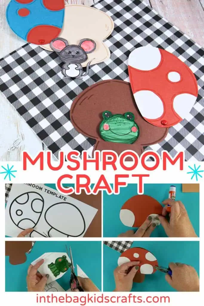 Easy Paper Mushroom Craft for Kids (FREE Printable) • In the Bag Kids ...