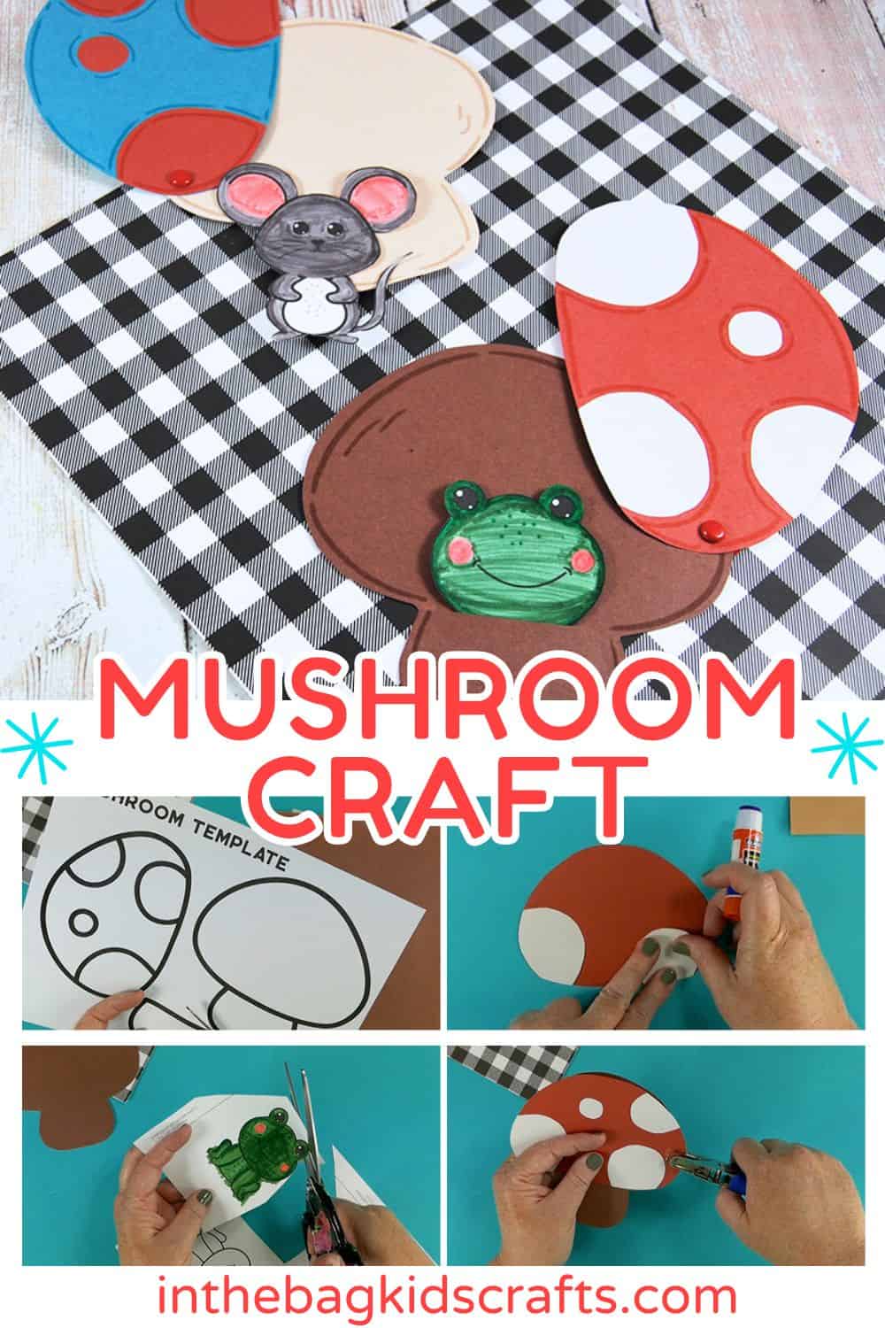 Easy Paper Mushroom Craft for Kids (FREE Printable) • In the Bag Kids ...
