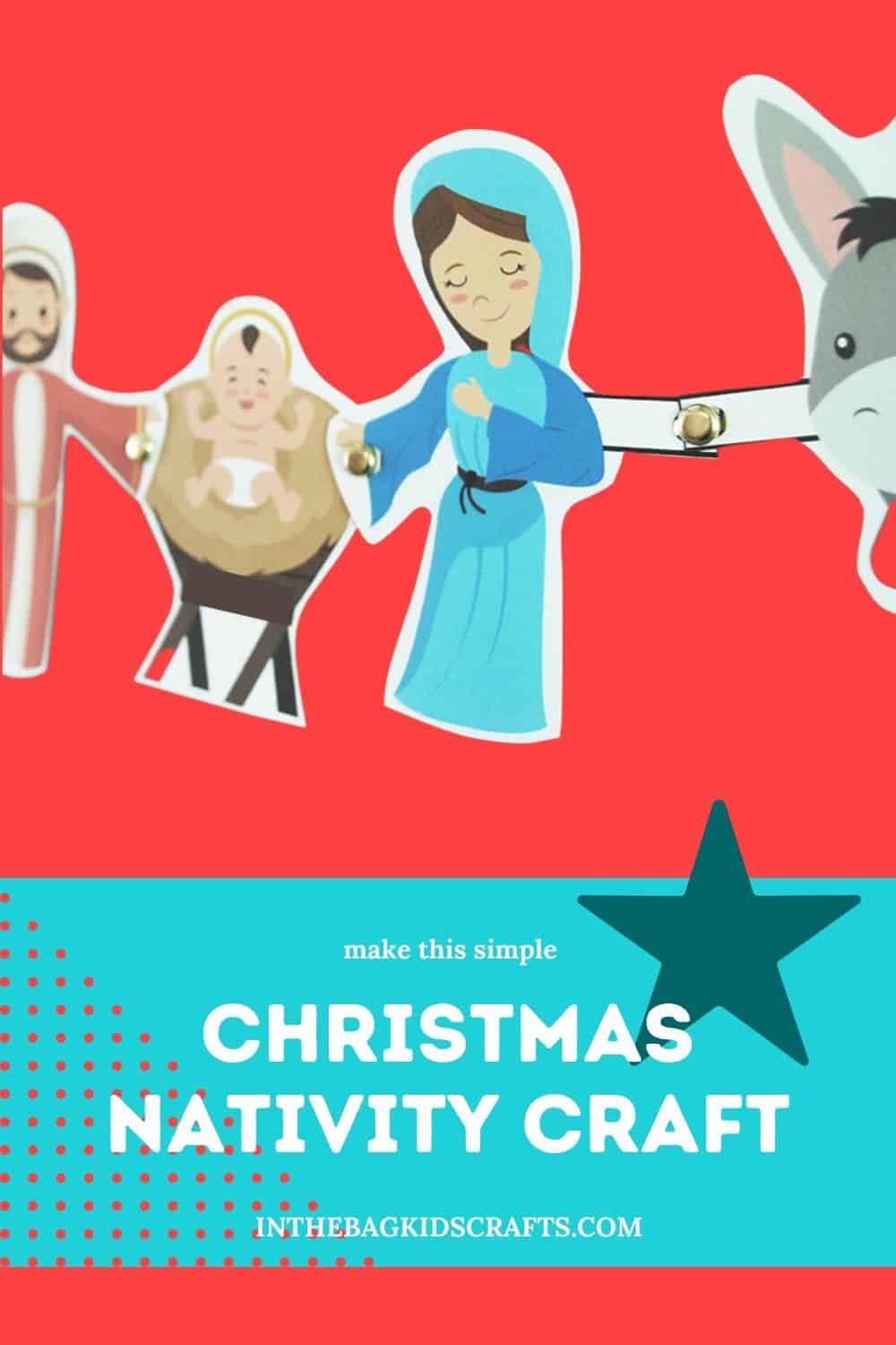 Christmas Craft Nativity (Printables) • In the Bag Kids' Crafts