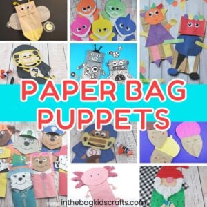 20+ Free & Fun Paper Bag Puppets for Kids • In the Bag Kids' Crafts