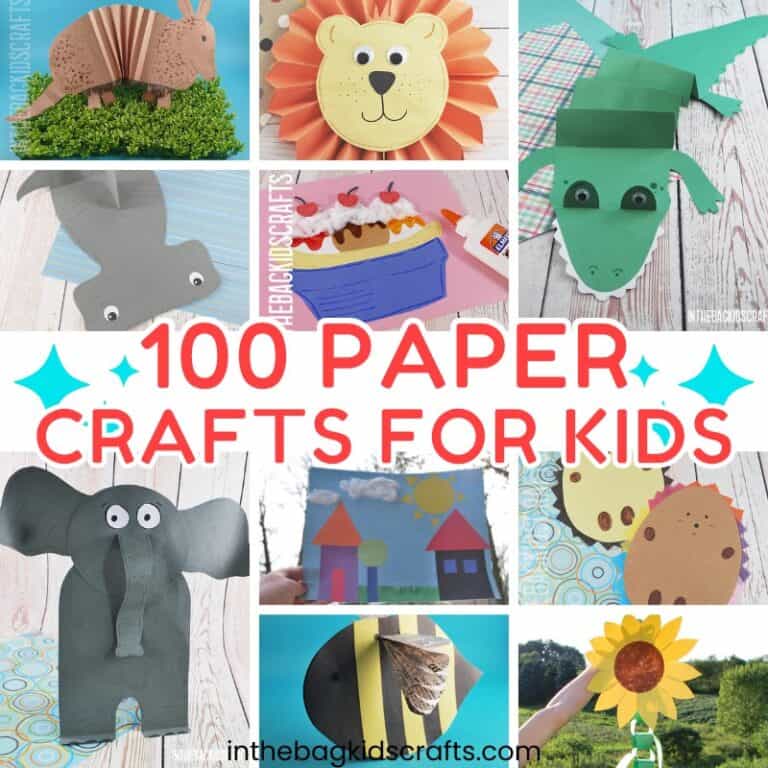 Manatee Craft for Kids (with FREE Template) • In the Bag Kids' Crafts
