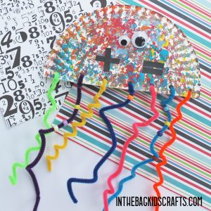 Paper Plate Jellyfish for Math • In the Bag Kids' Crafts