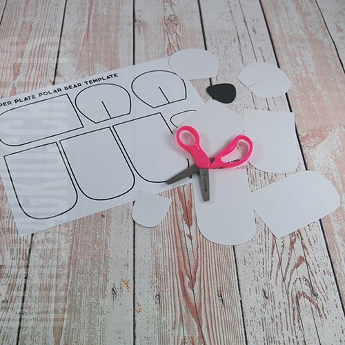 Cute Paper Plate Polar Bear Craft (FREE Template) • In the Bag Kids' Crafts