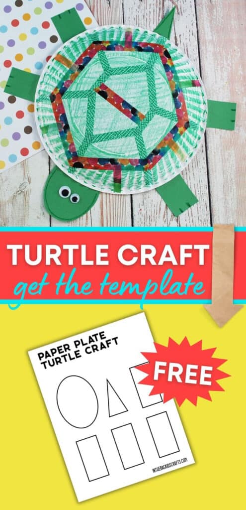 Paper Plate Turtle Craft • In the Bag Kids' Crafts